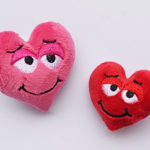 Little Heart in the Hoop 4x4 Heart Stuffie ITH Embroidery , Machine ...