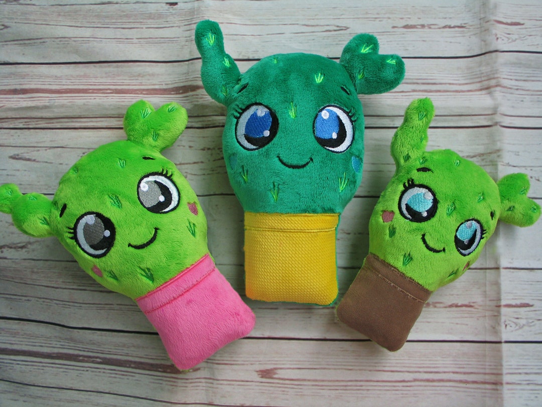 Cactus Stuffie ITH Embroidery , Machine Pattern, ITH Cactus Stuffie ...