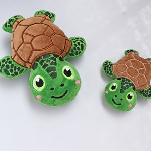Turtle Stuffie ITH Embroidery Design 5x7, 6x10, 7x12, 8x8, 8x12 - Etsy