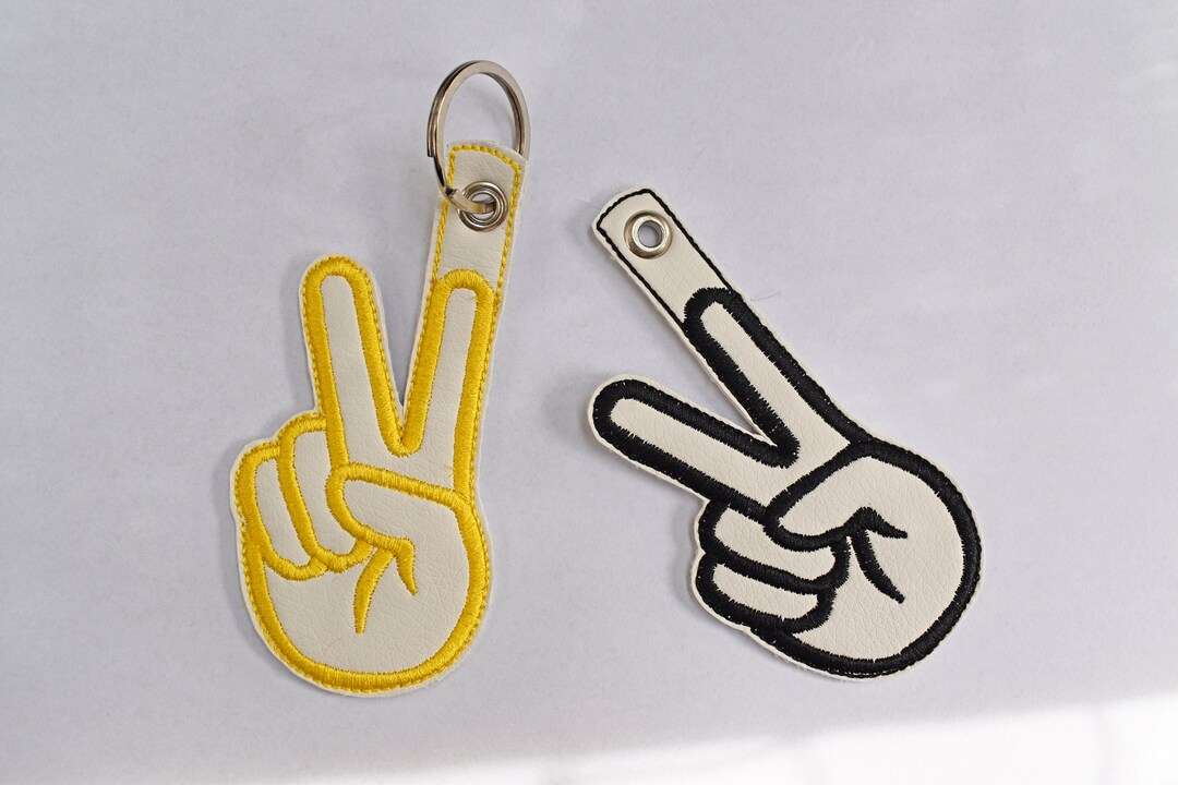 Peace Sign Snap Tab, 70's Vibe, Key Chain, Key Fob, Snap Tab, ITH ...