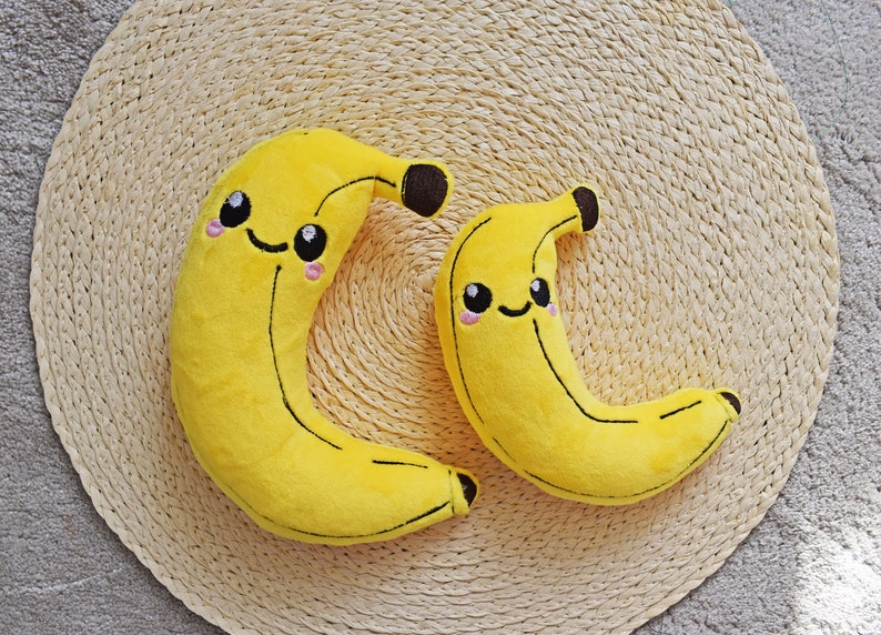 Banana Fruit Stuffie ITH Embroidery , Machine Pattern, ITH Fruit ...