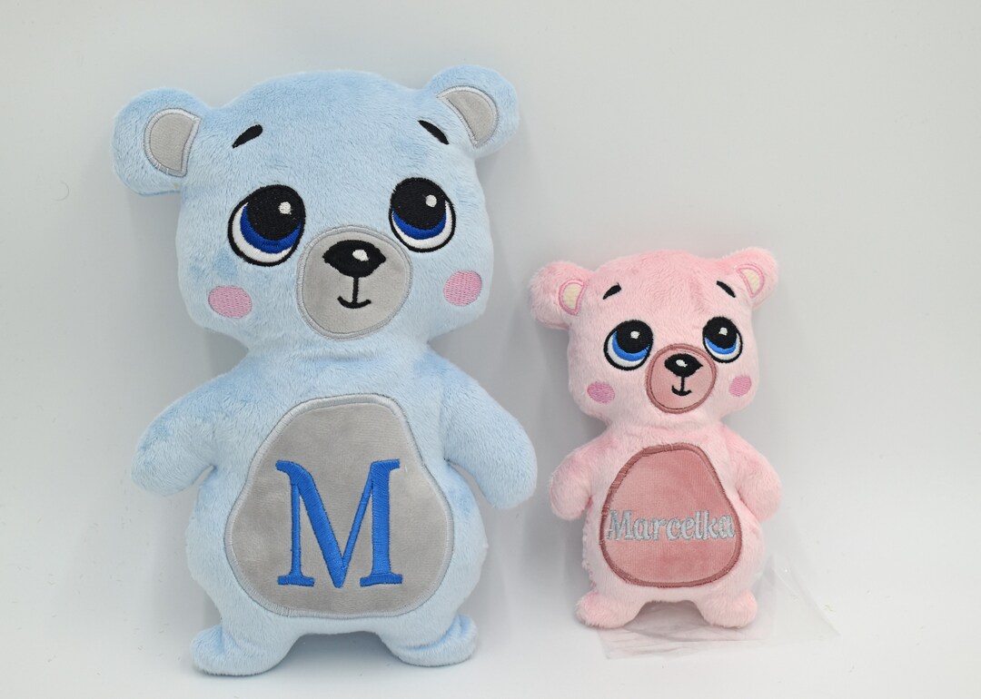 Teddy Bear Stuffie ITH Embroidery , Machine Pattern, ITH Bear Stuffie ...