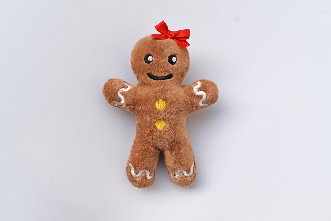 Gingerbread Man Embroidery Pattern , in the Hoop, ITH, Softie Stuffie ...