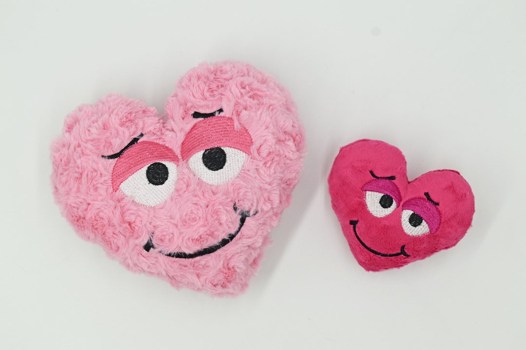 Heart Stuffie ITH Embroidery , Machine Pattern, ITH Heart Stuffie ...