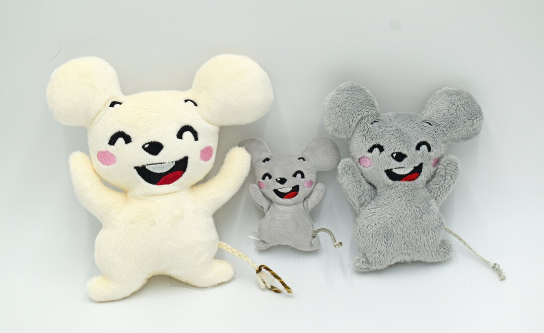 Mouse Stuffie ITH Embroidery , Machine Pattern, ITH Mouse Stuffie ...