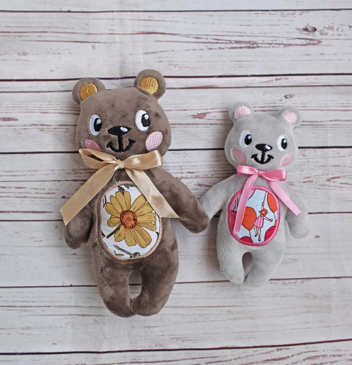 Teddy Bear Stuffie ITH Embroidery Machine Pattern ITH Bear - Etsy