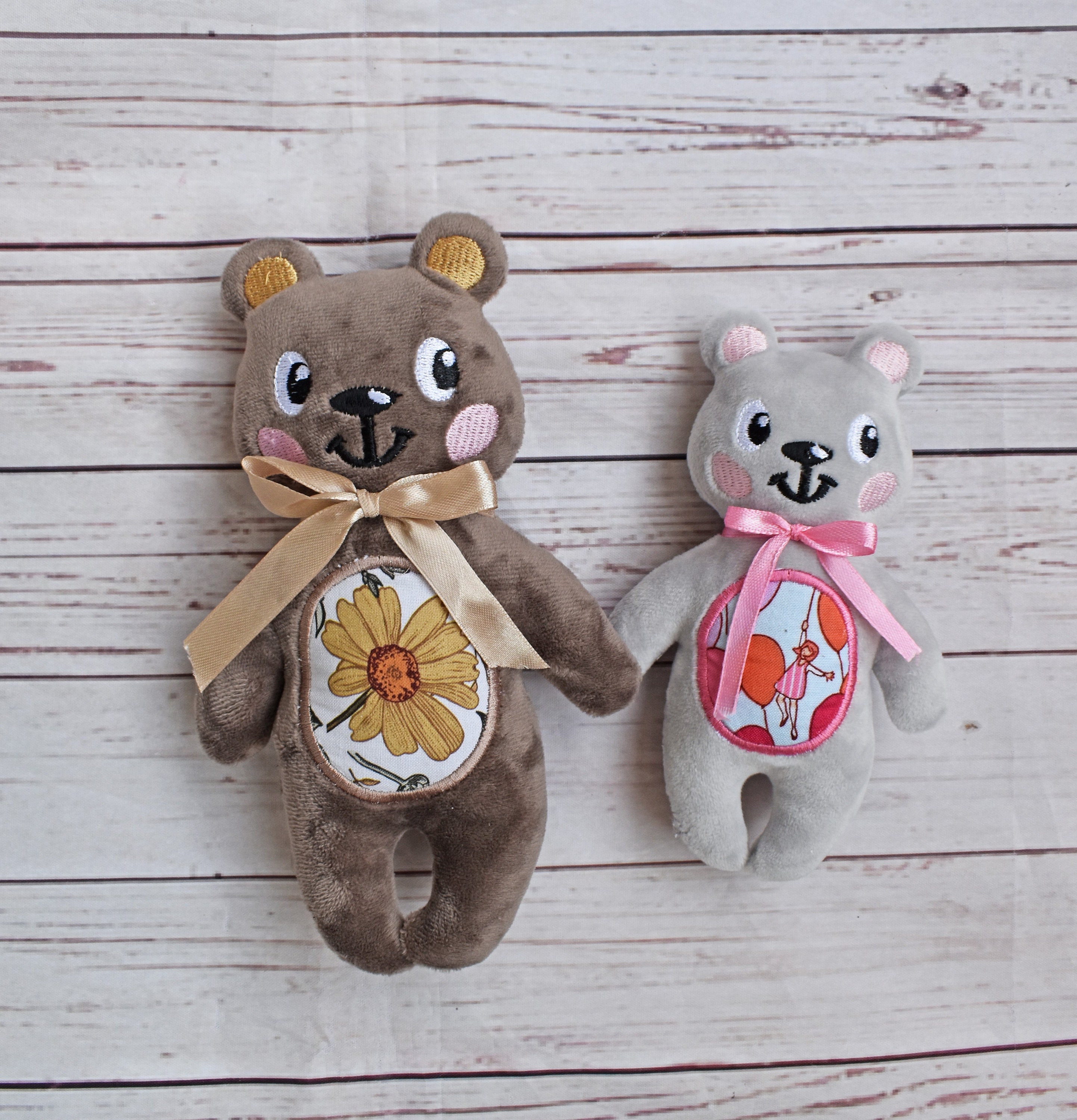 Teddy Bear Stuffie ITH Embroidery Machine Pattern ITH Bear - Etsy