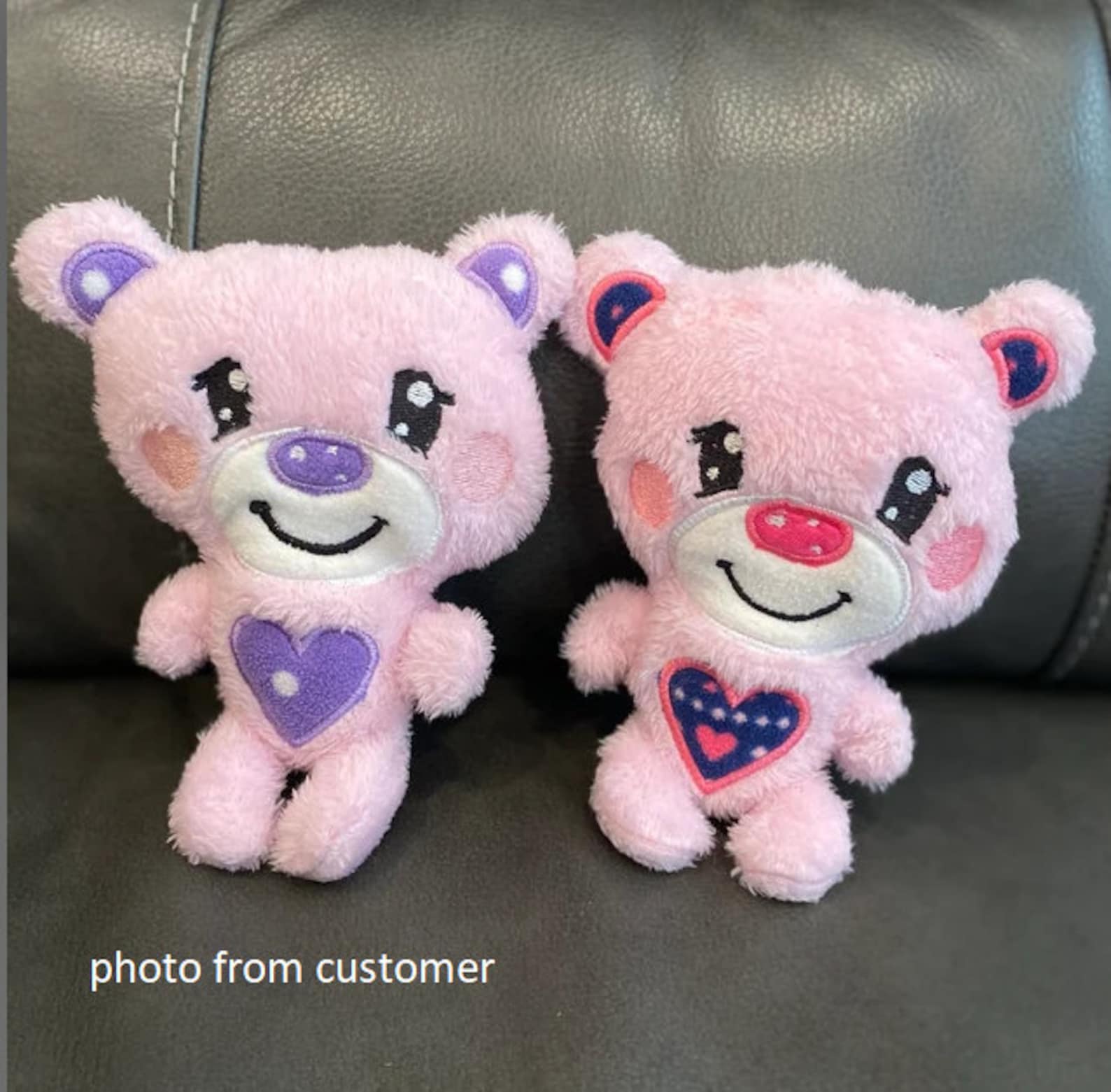 Teddy Bear Stuffie ITH Embroidery , Machine Pattern, ITH Bear Stuffie ...