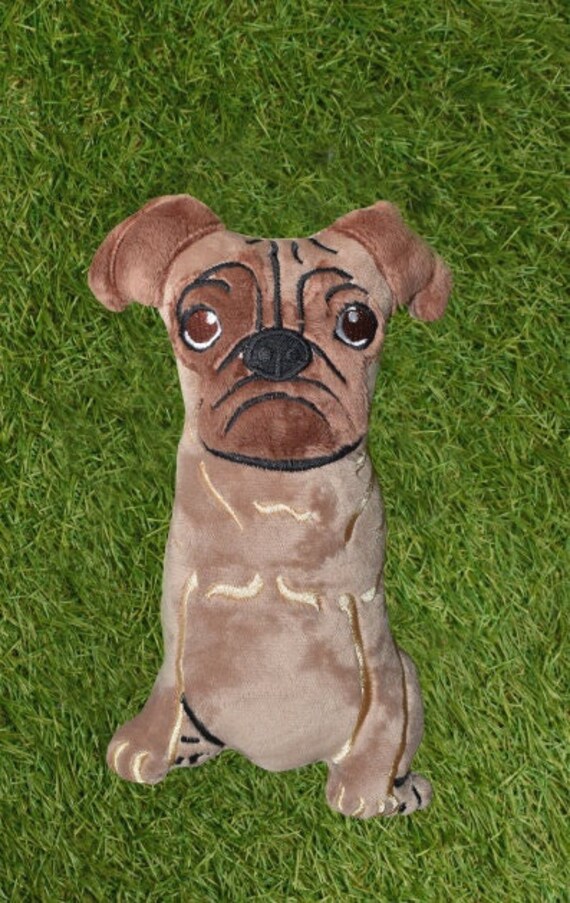 Chug Dog Breed Stuffie ITH Embroidery Machine Pattern ITH - Etsy