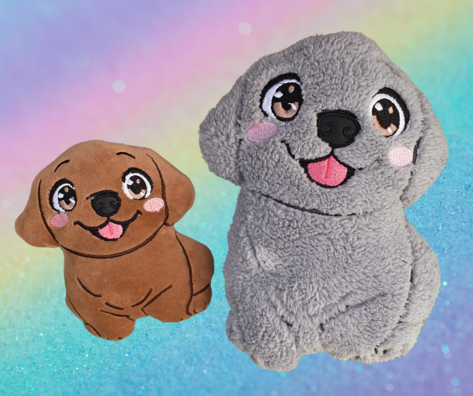 Puppy Dog Stuffie ITH Embroidery Design , Machine Pattern, ITH Dog ...
