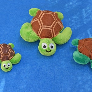 Turtle Stuffie ITH Embroidery Design 5x7, 6x10, 7x12, 8x8, 8x12 - Etsy