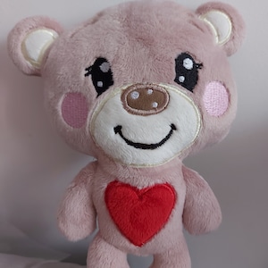 Teddy Bear Stuffie ITH Embroidery Machine Pattern ITH Bear - Etsy
