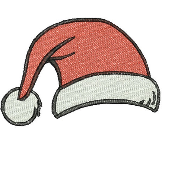 Santa Hat Embroidery - Etsy