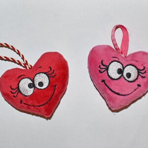 Little Heart in the Hoop 4x4 Heart Stuffie ITH Embroidery , Machine ...