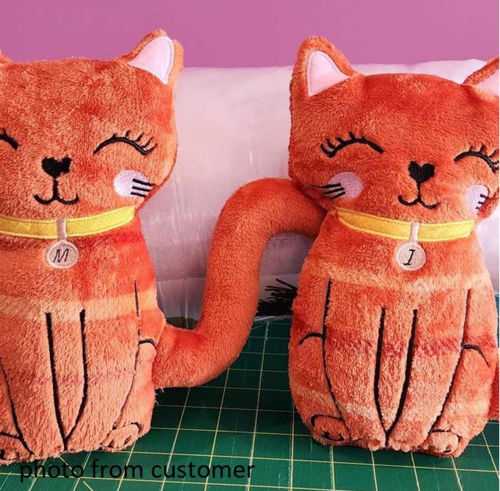 Cat Stuffie ITH Embroidery , Machine Pattern, ITH Kitten Stuffie, Cat ...