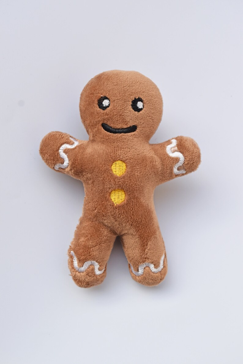 Gingerbread Man Embroidery Pattern in the Hoop ITH Softie - Etsy