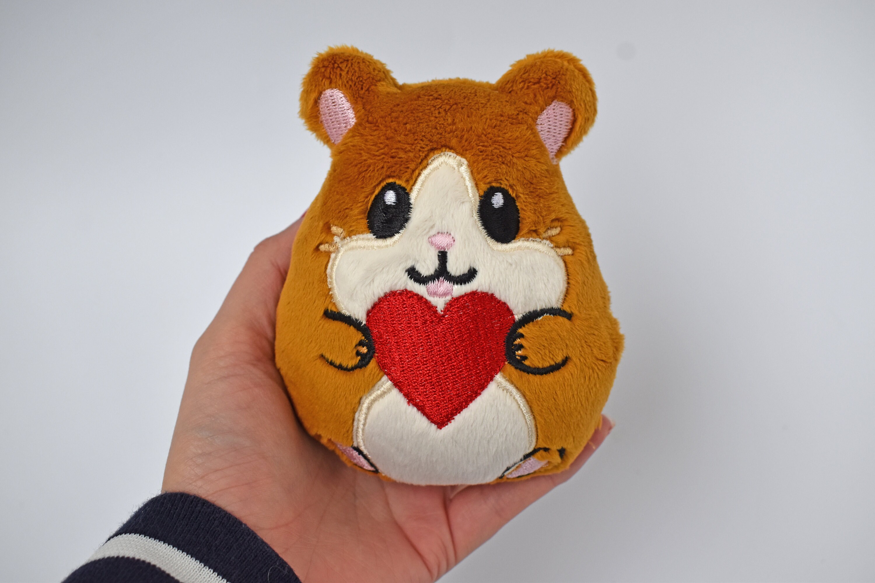 Hamster Stuffie ITH Embroidery , Machine Pattern, ITH Hamster Stuffie ...