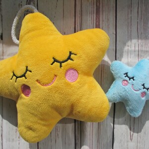 Star Embroidery Pattern, in the Hoop ITH, Softie Stuffie Plushie Kids ...