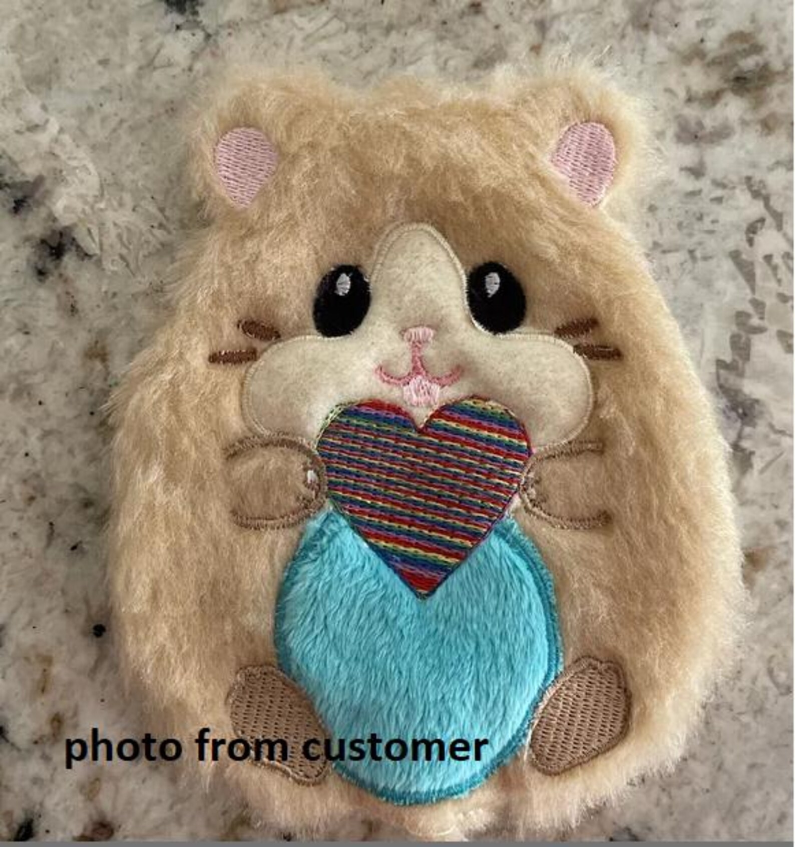 Hamster Stuffie ITH Embroidery , Machine Pattern, ITH Hamster Stuffie ...