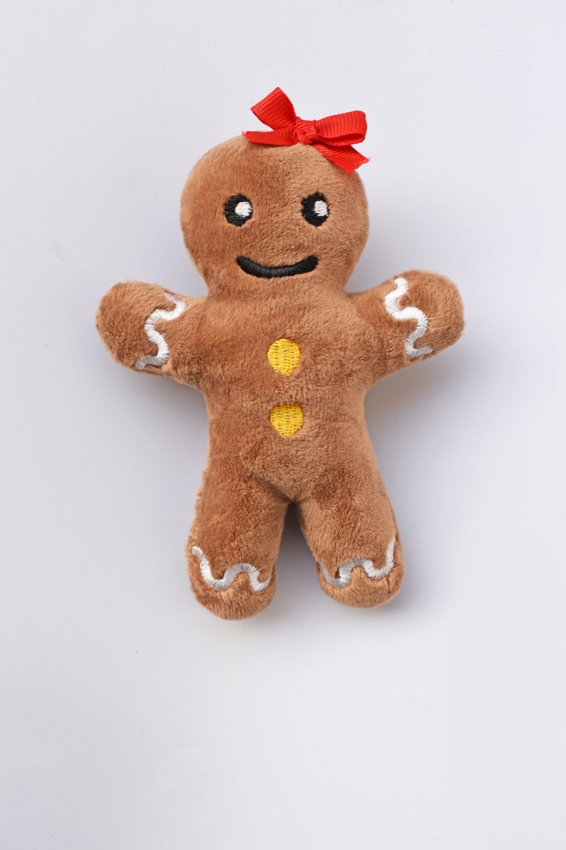 Gingerbread Man Embroidery Pattern in the Hoop ITH Softie - Etsy