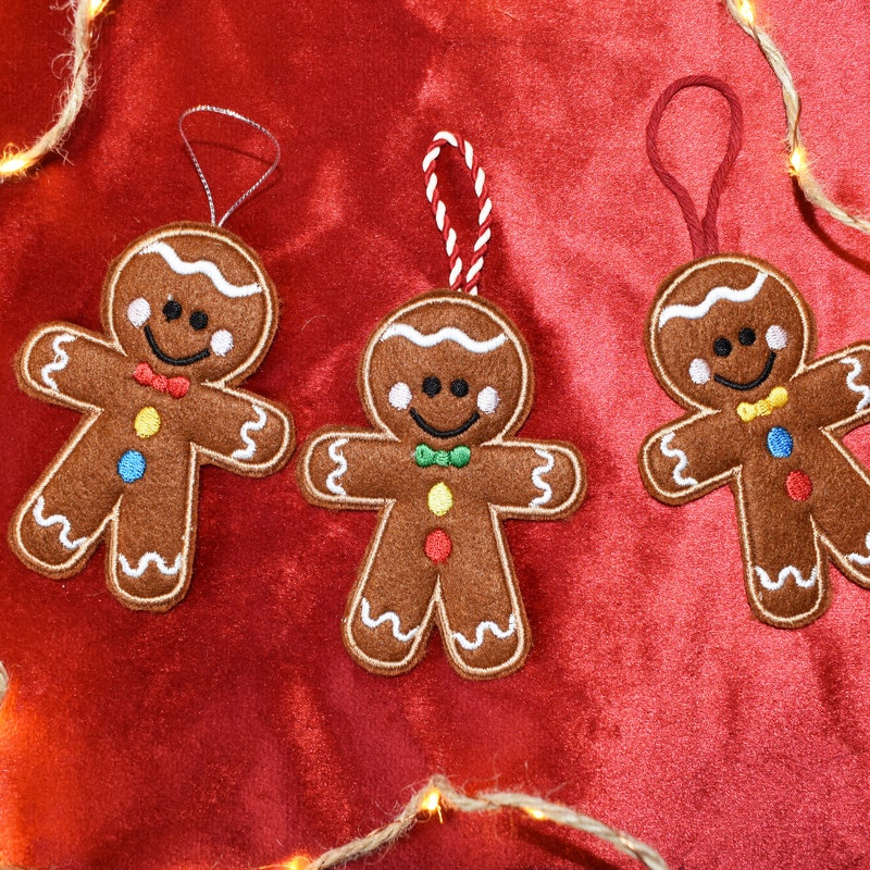 Gingerbread Embroidery Pattern - Etsy
