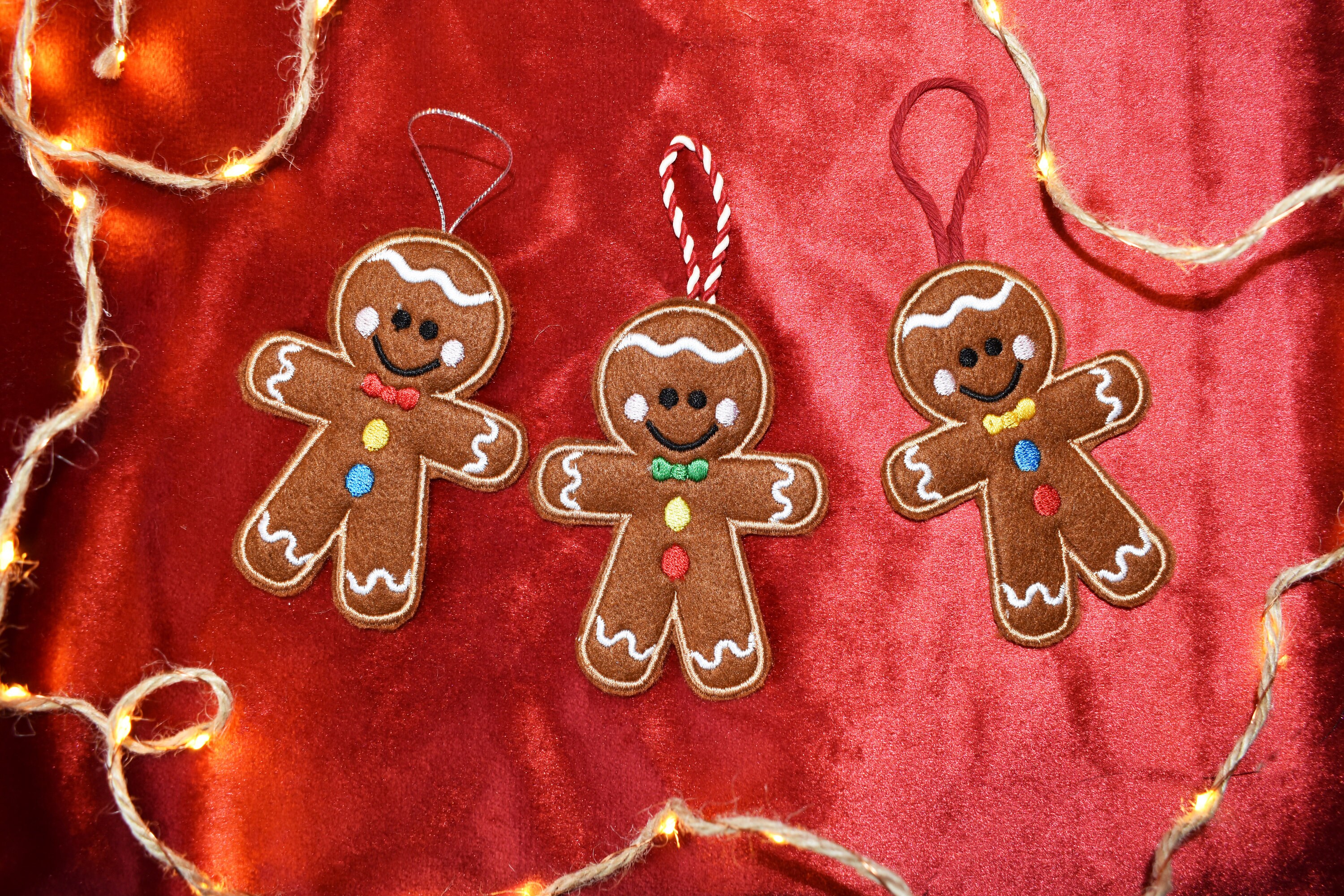 Gingerbread Man Embroidery Pattern , in the Hoop, ITH, Softie Stuffie ...