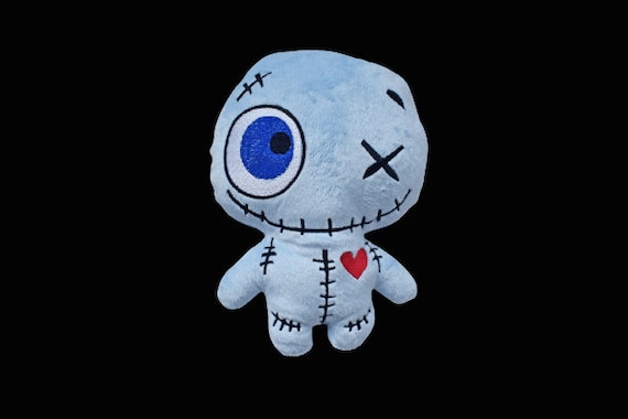Monster Voo Doo Doll Stuffie Halloween Ith Embroidery Etsy
