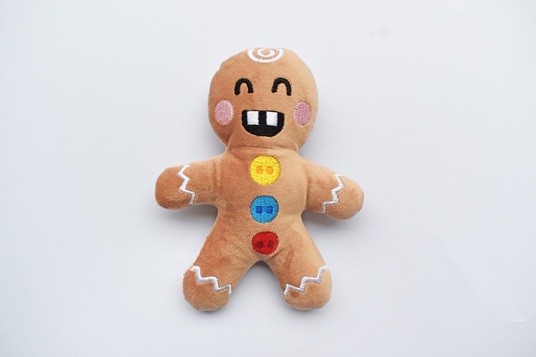 Gingerbread Man With Buttons Embroidery Pattern , in the Hoop,softie ...
