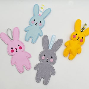 ITH Easter Bunny Pattern Machine Embroidery Design of Bunny Rabbit 5x7 ...