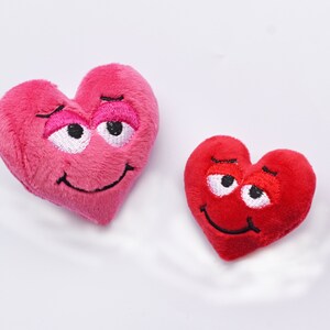 Little Heart in the Hoop 4x4 Heart Stuffie ITH Embroidery , Machine ...