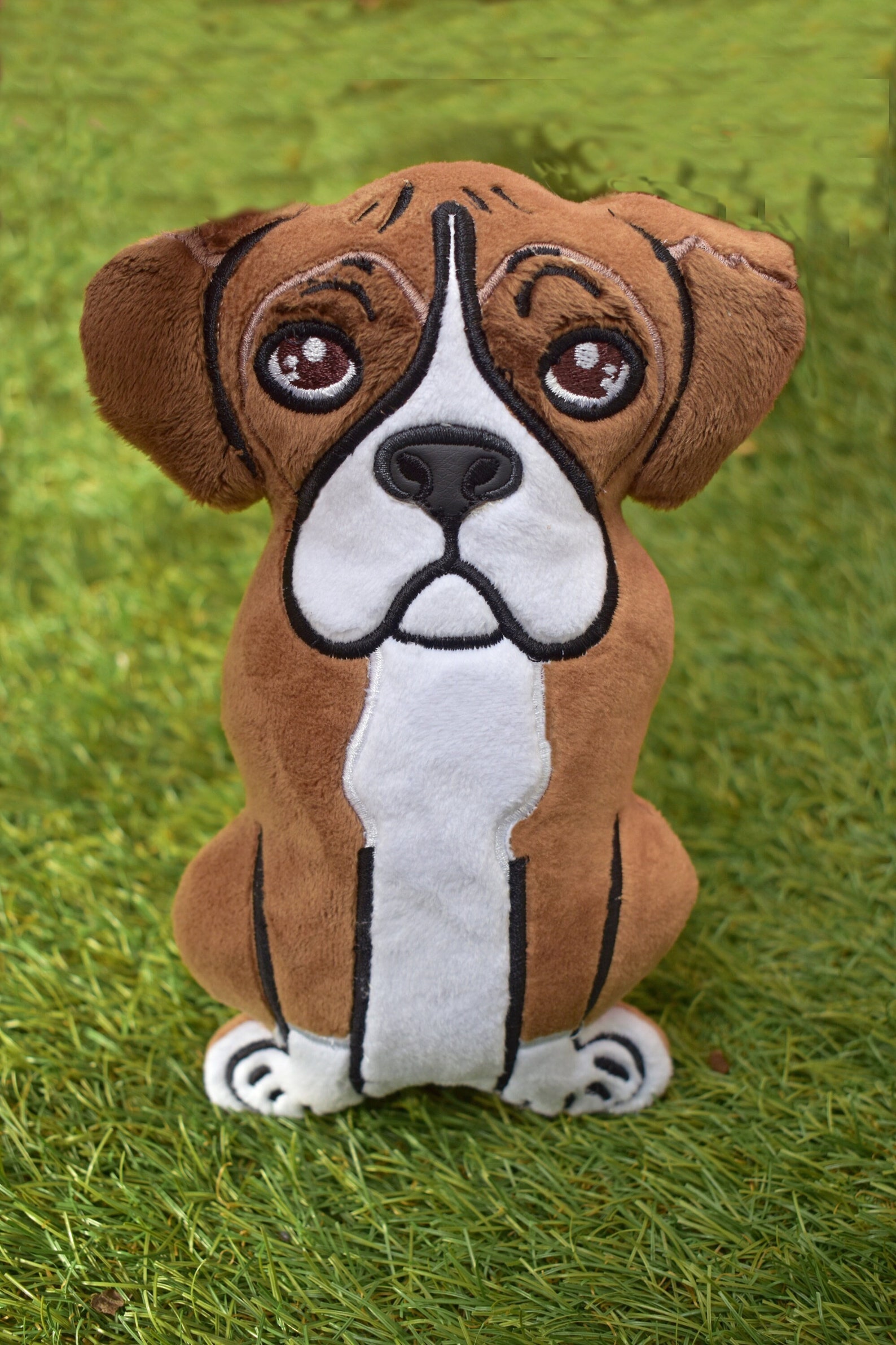 Boxer Dog Stuffie ITH Embroidery Machine Pattern ITH Boxer | Etsy