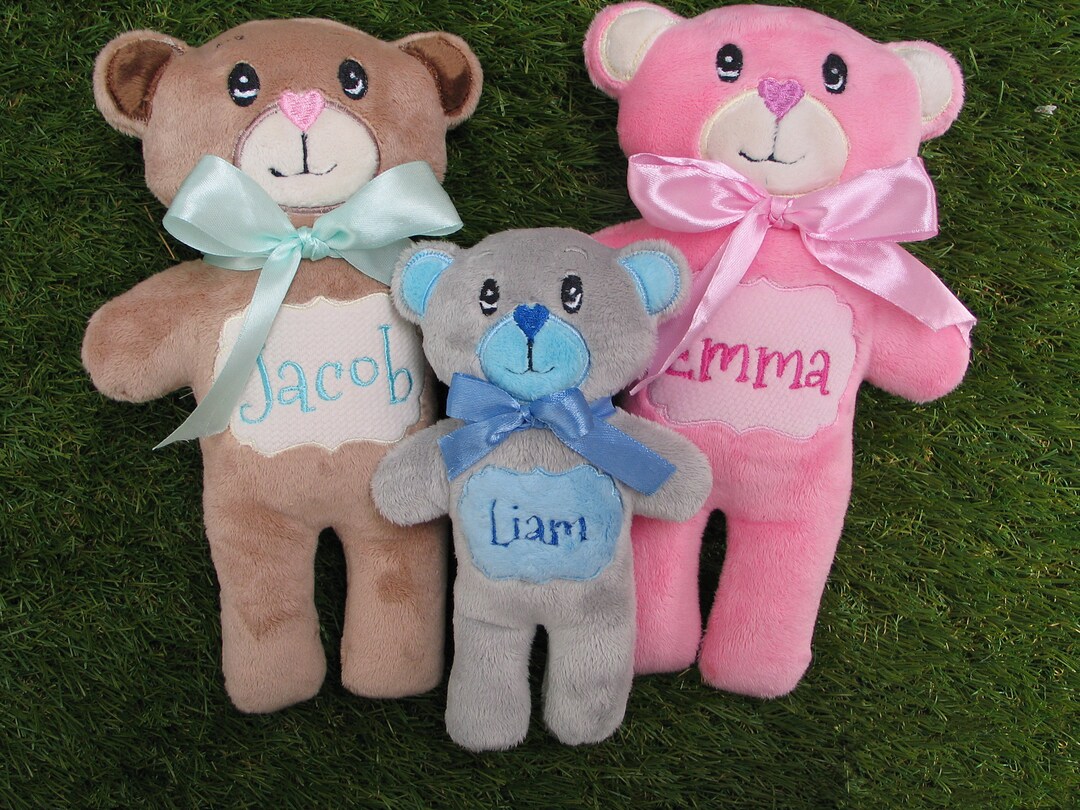 Teddy Bear Stuffie ITH Embroidery , Machine Pattern, ITH Bear Stuffie ...