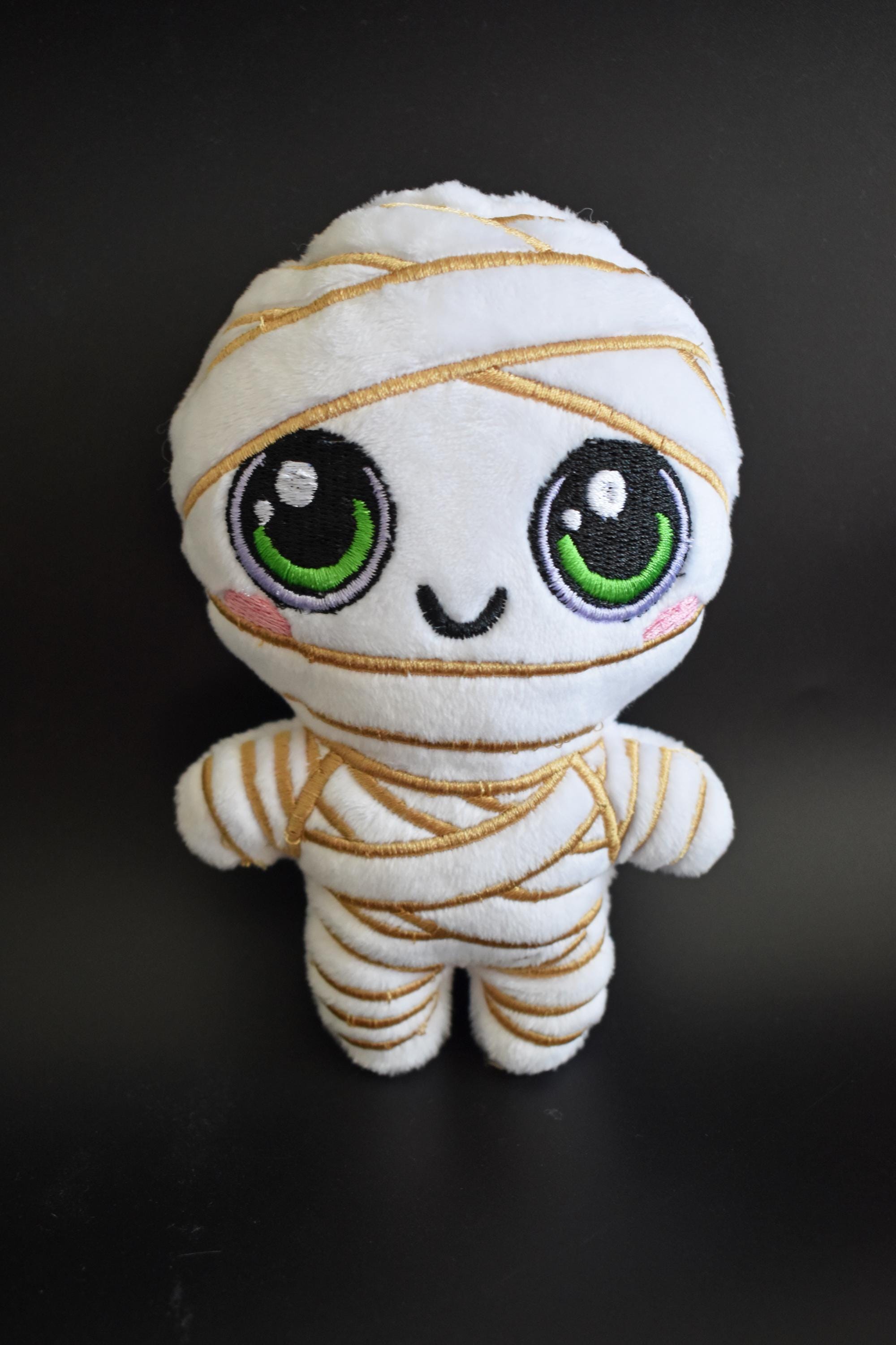 Mummy Machine Embroidery Design, Halloween ITH Stuffie Embroidery ...