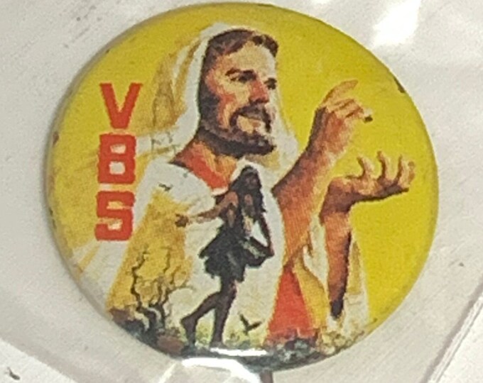 Vintage VBS Jesus Pin / Vacation Bible School / Retro Religious ...