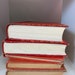 Vintage Book Stack / Red Books /shades of Red Book Decor Lot / Book ...