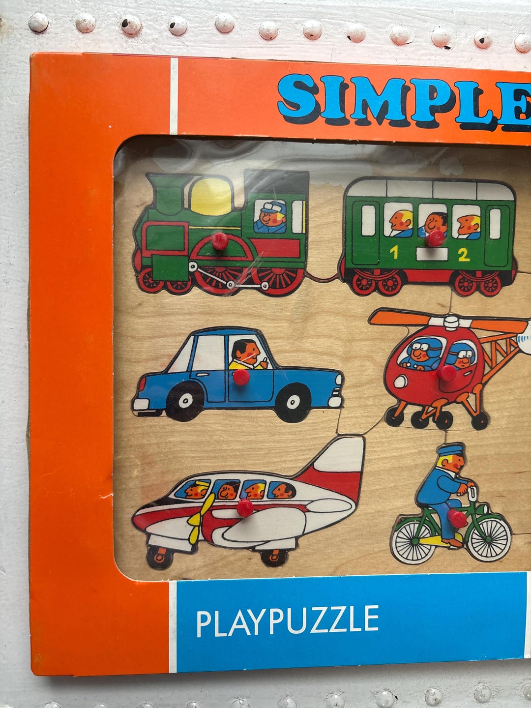 Vintage Simplex Childrens Puzzle New Old Stock Vehicles - Etsy