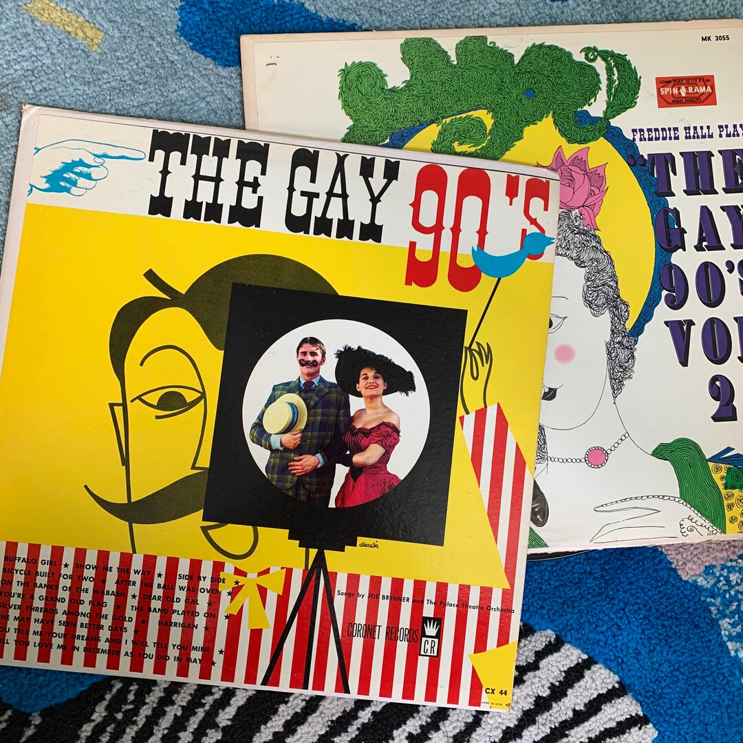Gay 90s Vinyl Record: Joe Brenner, Freddie Hall Orchestra, Vol 1+2 - Etsy