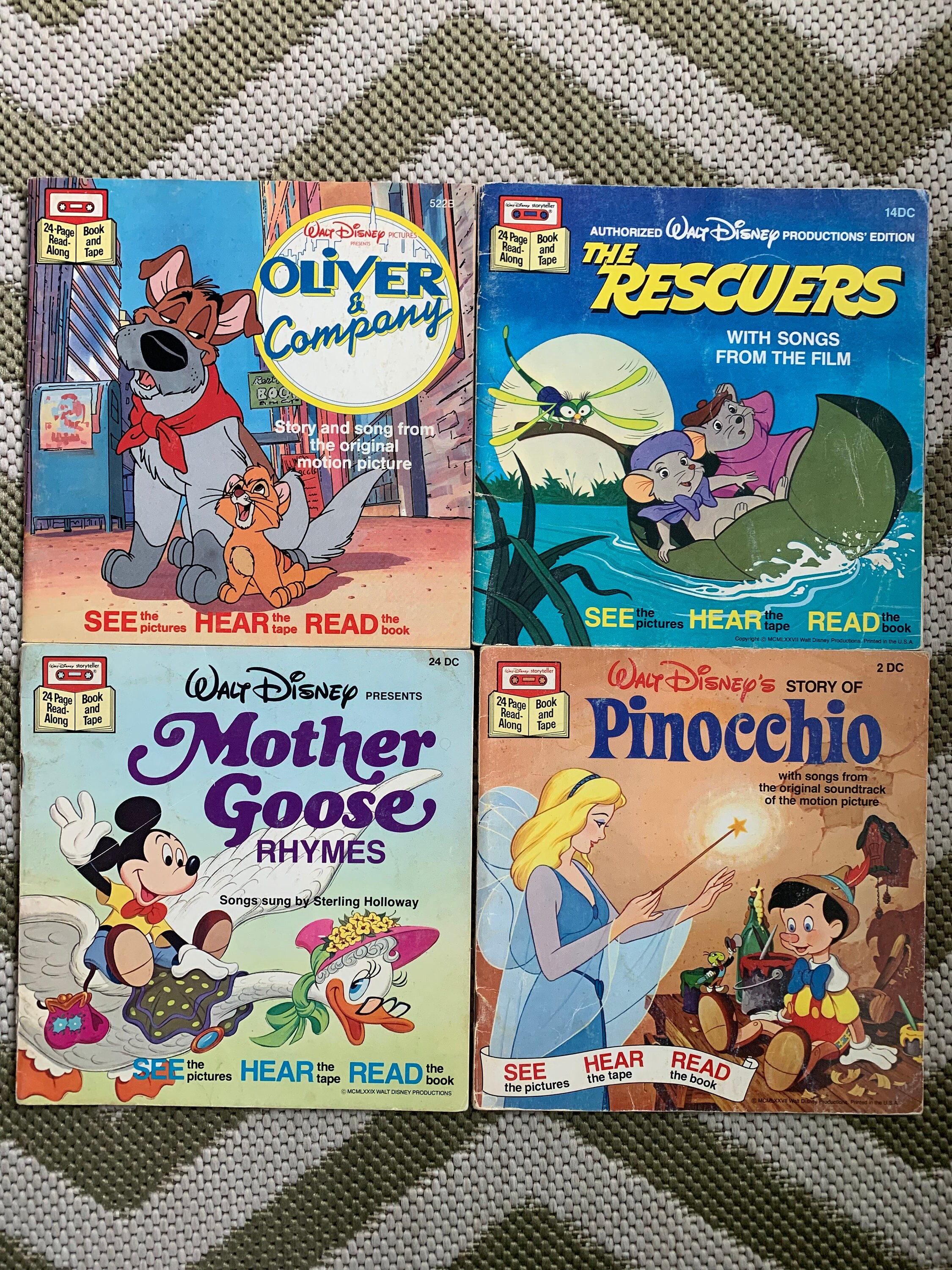 Vintage Walt Disney Storyteller Books / Books Only / No Tapes - Etsy