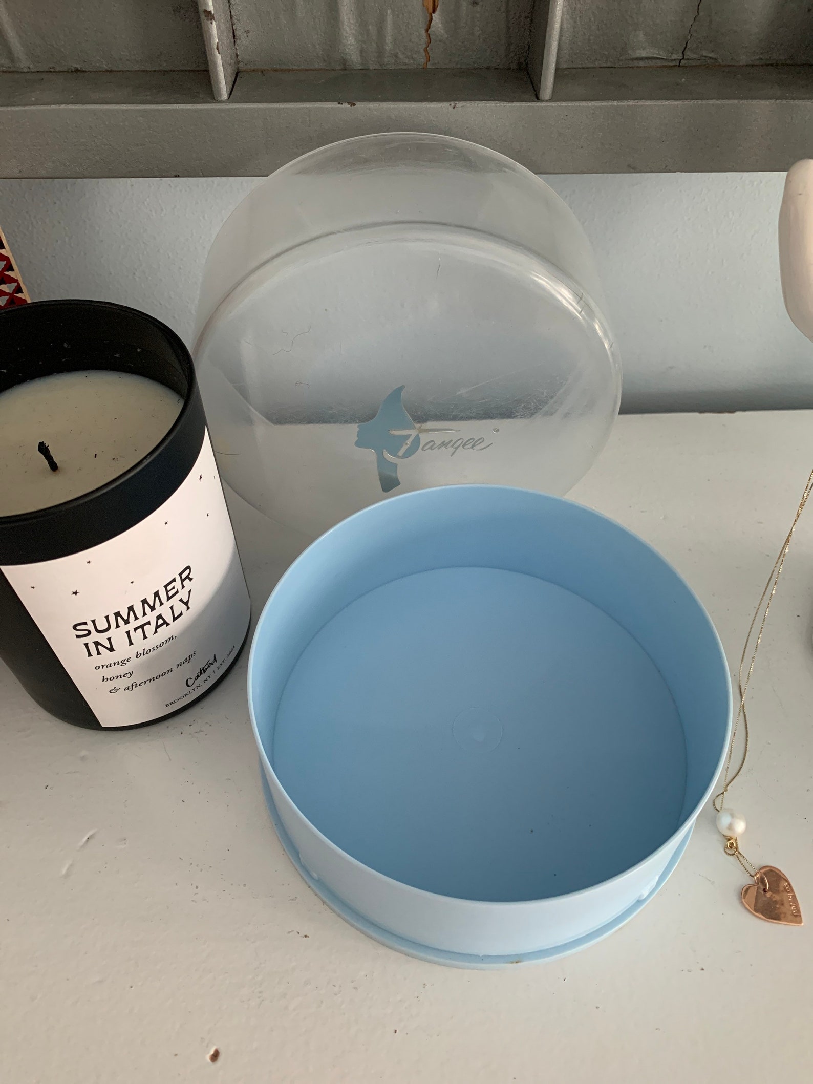 Vintage Tangee Powder Container / Plastic Dusting Powder Case | Etsy