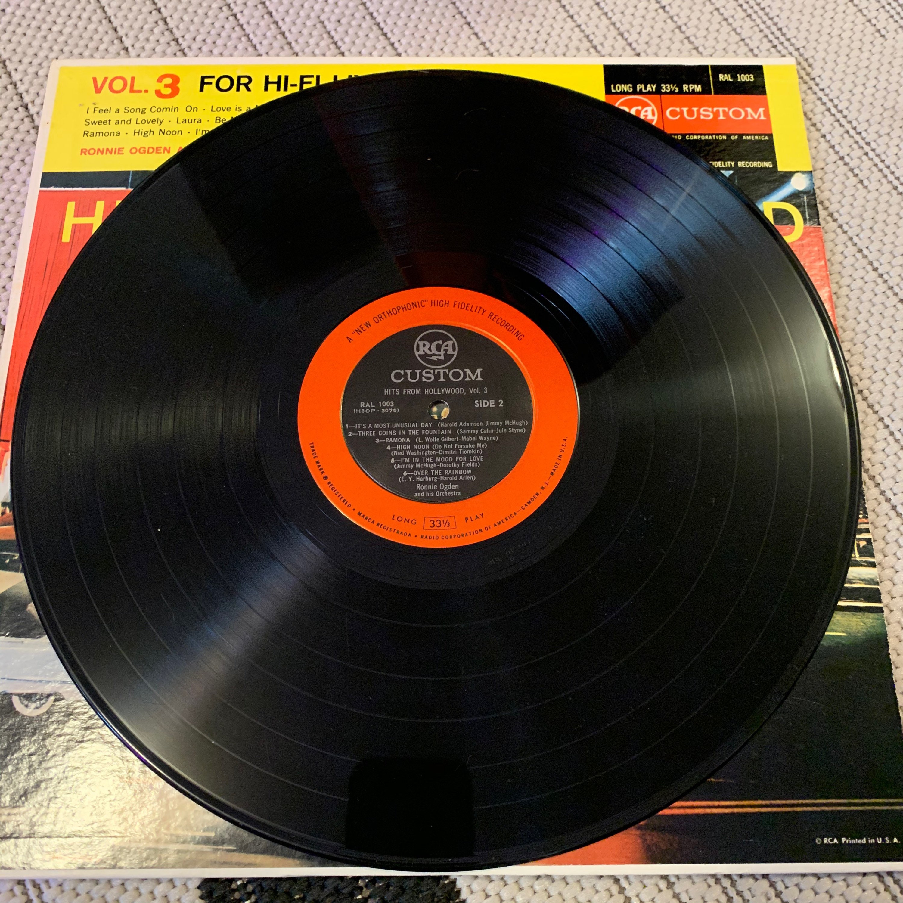 Hits From Hollywood Volume 3 for Hi Fi Living 1957 Vintage - Etsy