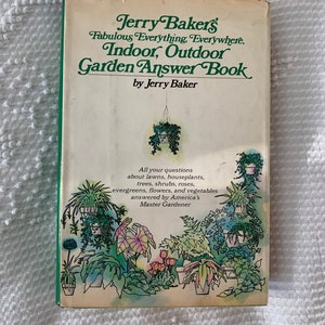Vintage Garden Book / Jerry Bakers Fabulous Everything | Etsy