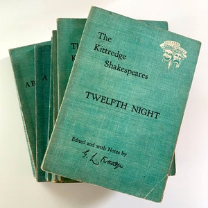 Twelfth Night the Kittredge Shakespeares / Vintage Soft Cover Play ...