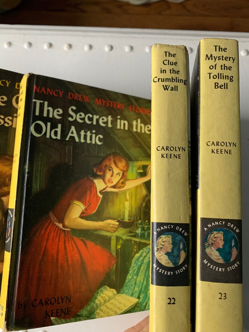Vintage Nancy Drew Books / 1960s Edition Grosset & Dunlap / - Etsy