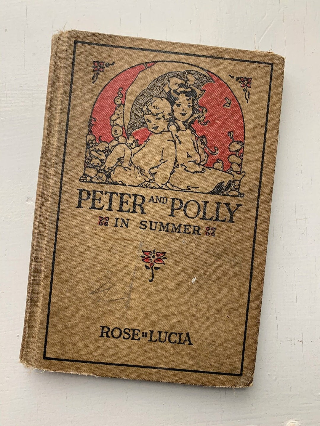 Peter and Polly in Summer by Rose Lucia, 1912 Vintage Children's Book ...