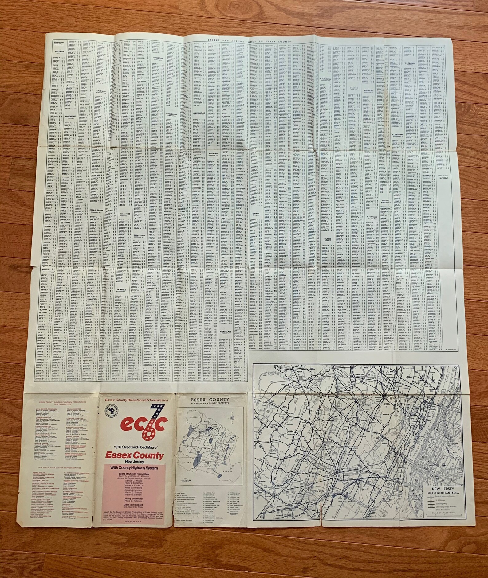 Vintage Fold Out Map / 1976 Street and Road Map of Essex | Etsy