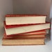 Vintage Book Stack / Red Books /shades of Red Book Decor Lot / Book ...
