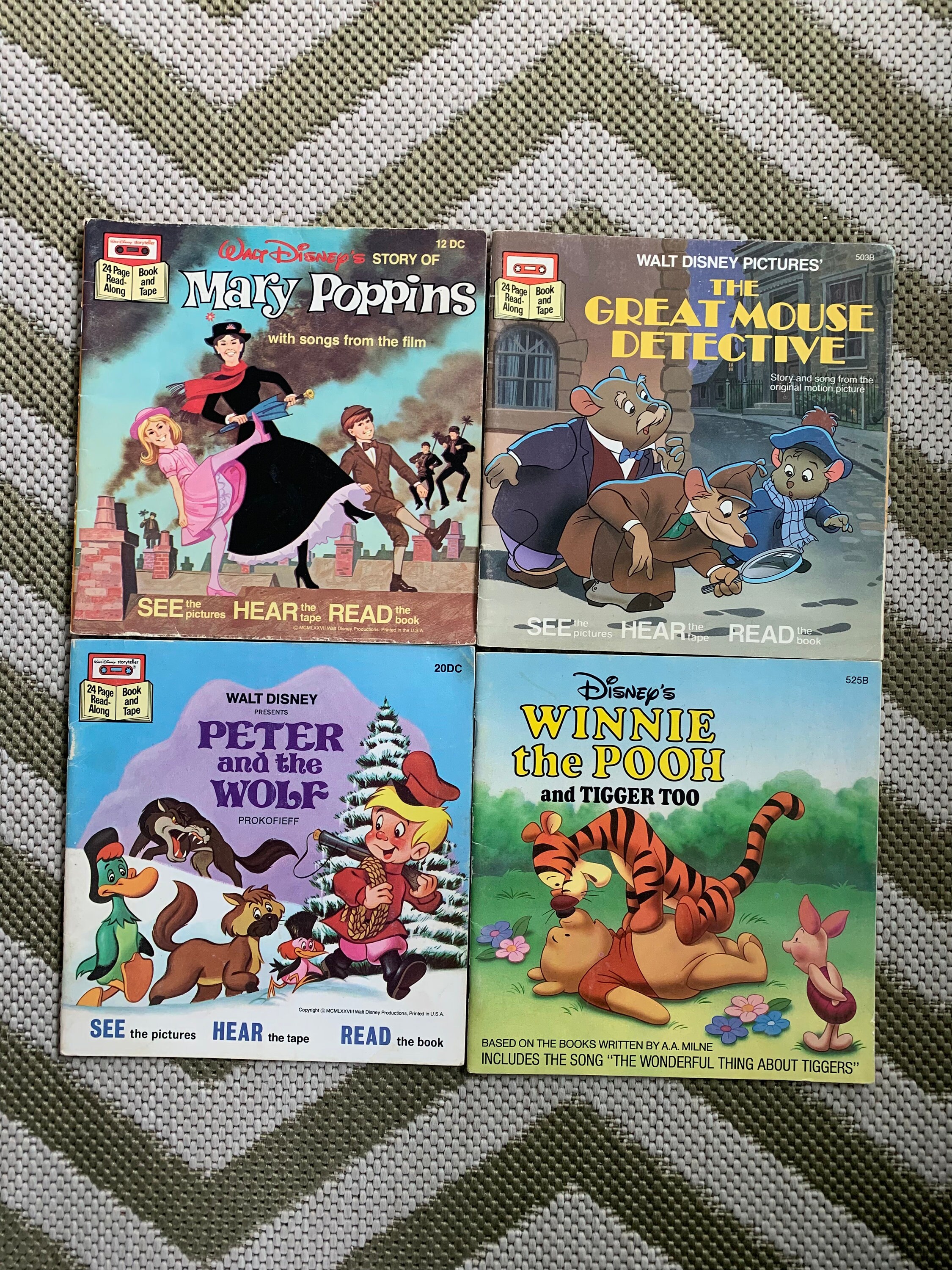 Vintage Walt Disney Storyteller Books / Books Only / No Tapes - Etsy