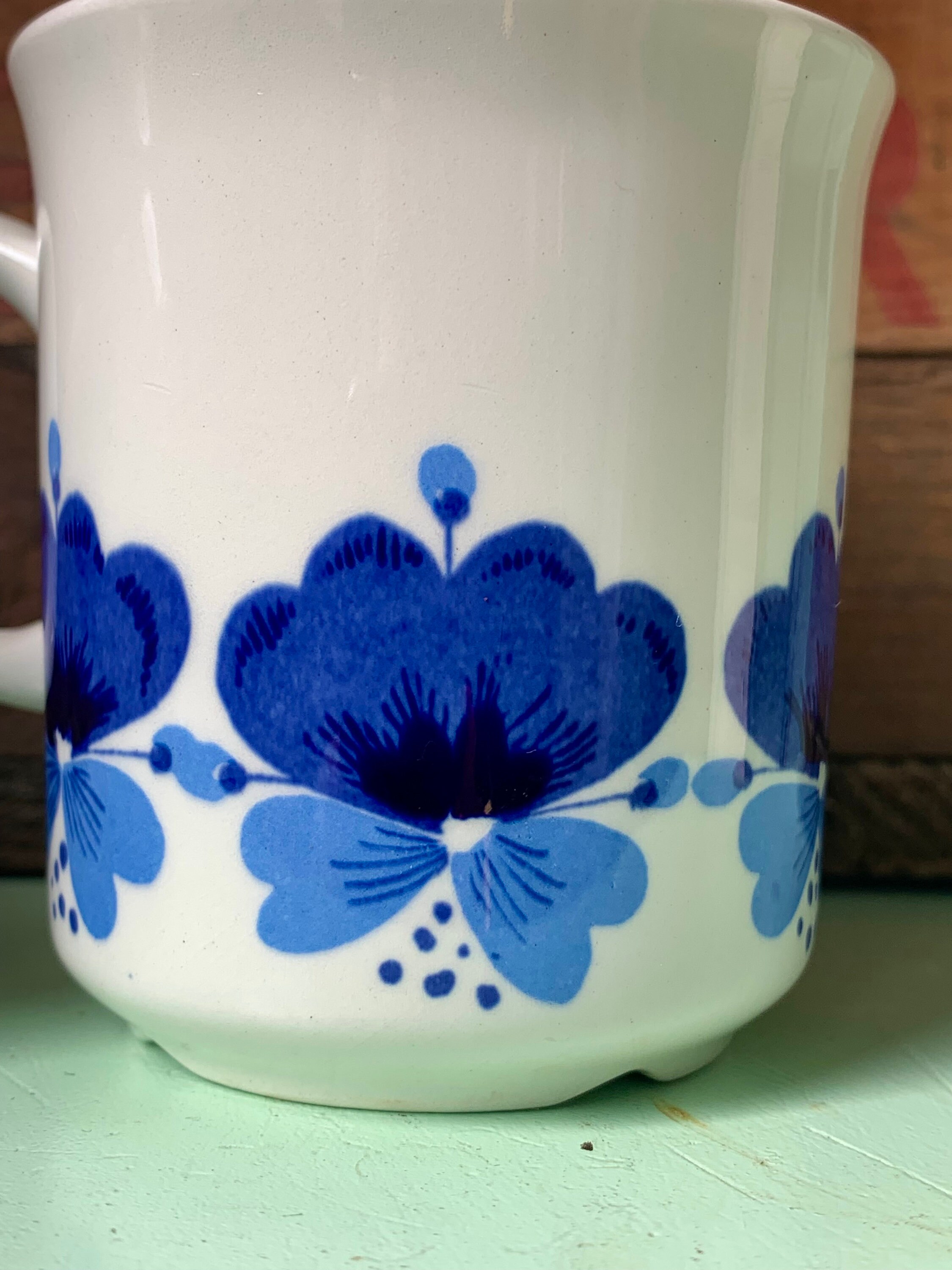 Vintage Stavangerflint Rolf Froyland Viola Mugs and Creamer 1950s ...