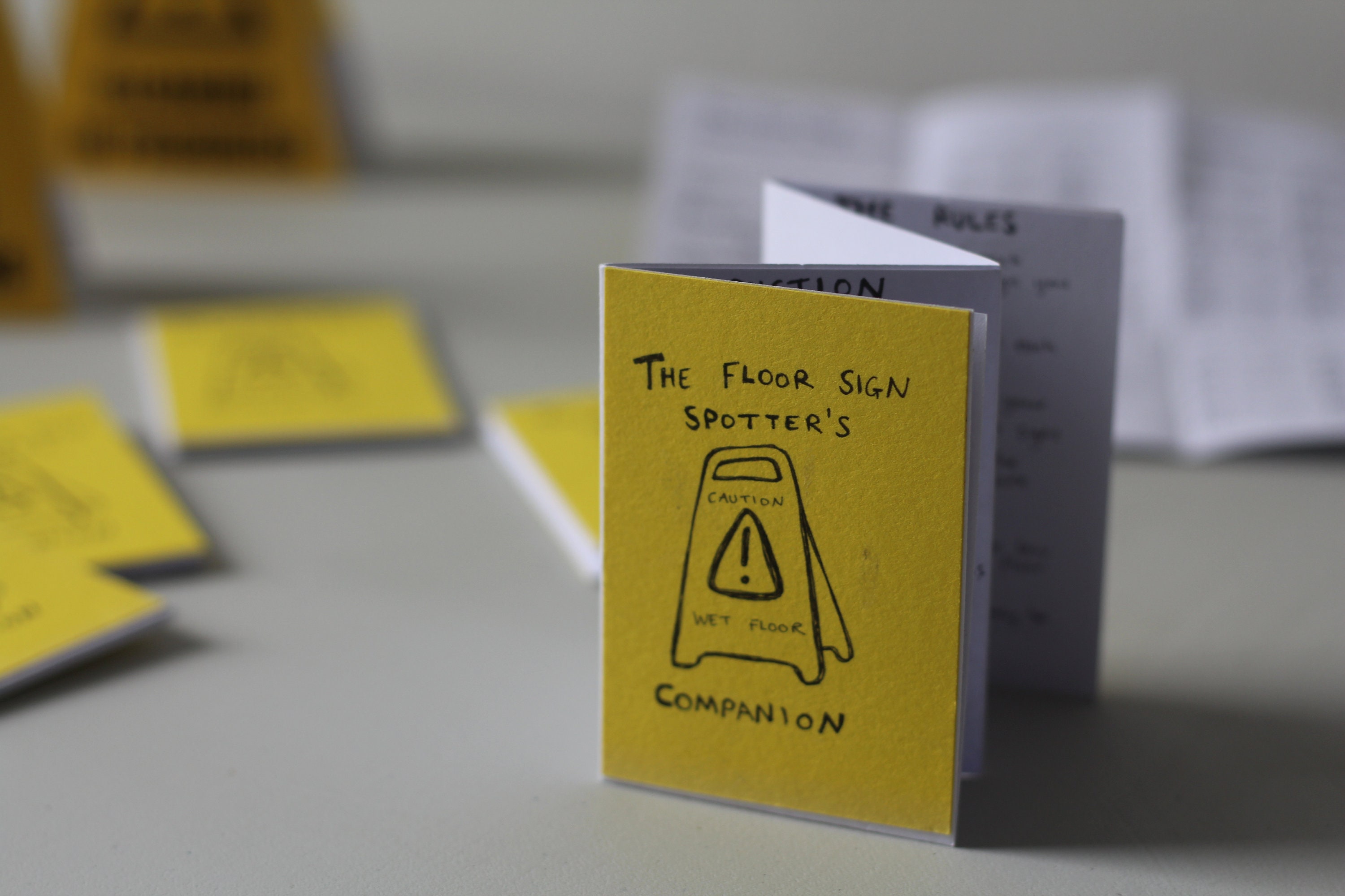 Tiny Art Zine Mini-zine Funny Zine Yellow Zine Artist - Etsy