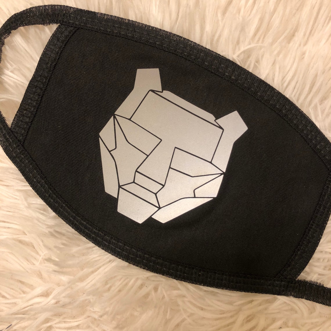 Reflective Mask Face Mask Btsm Rave Mask Festival Mask | Etsy